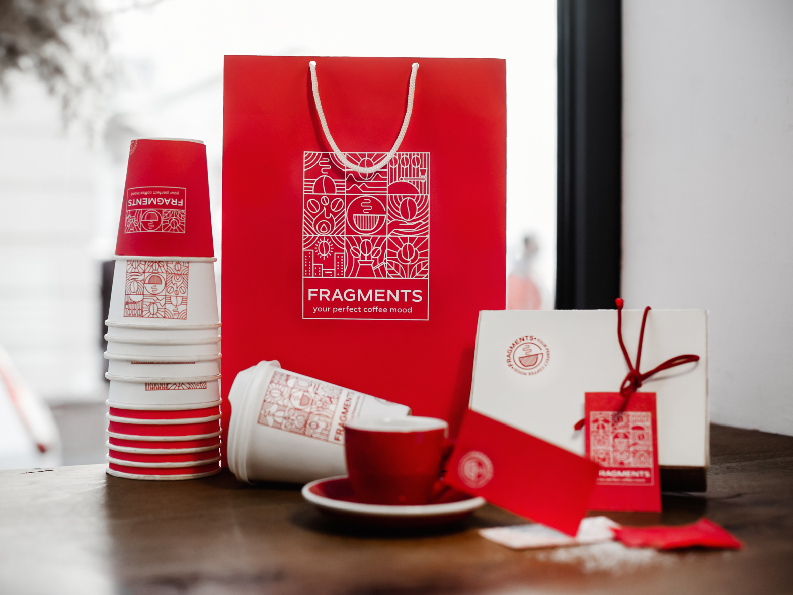 Identity and packaging design for Fragments coffee by o.f-design on ...