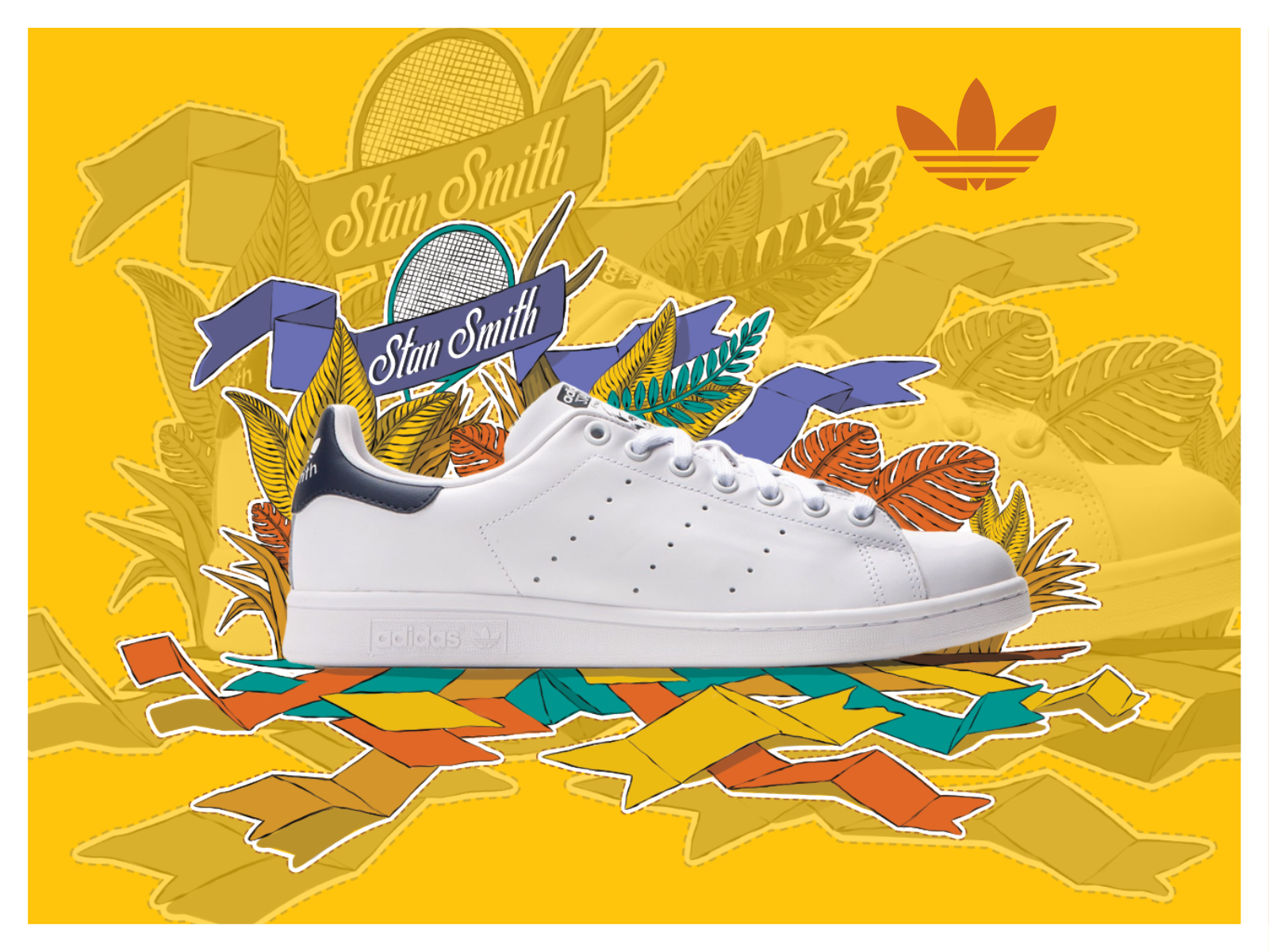 Adidas Stan Smith Illustration by Novan A. B. Saputra on Dribbble