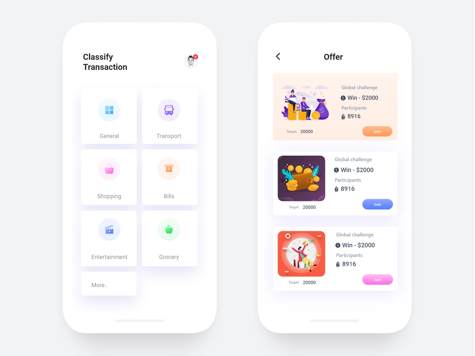 UI design for online transaction by Amit kumar on Dribbble