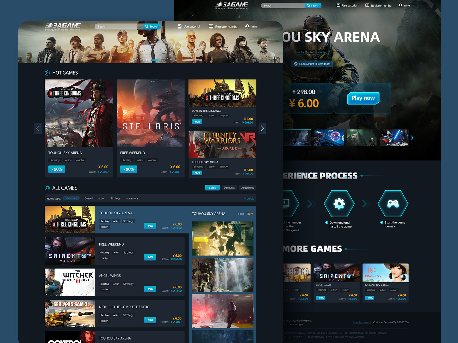 3a game by 酒窝姐JW on Dribbble