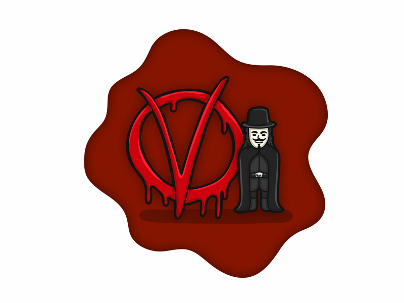 V is for Vendetta by Billy Jazz on Dribbble