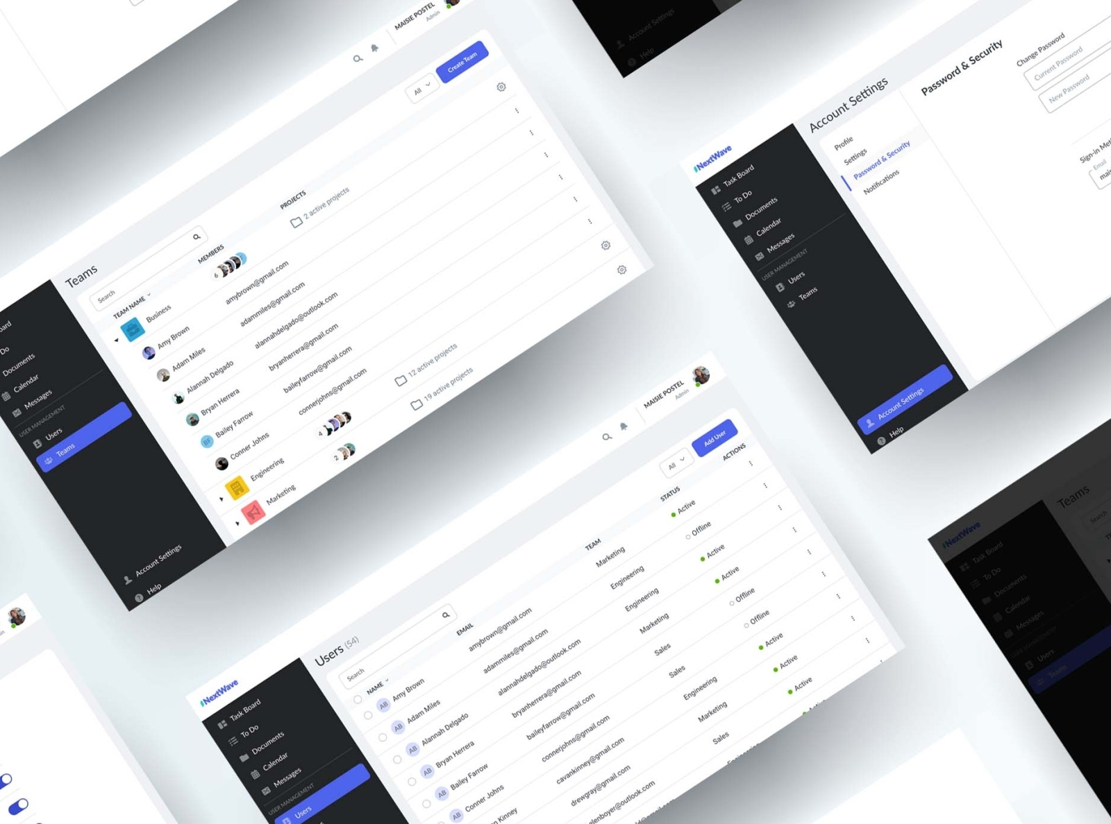 Project Management Concept Project by Kelly Brandewie on Dribbble