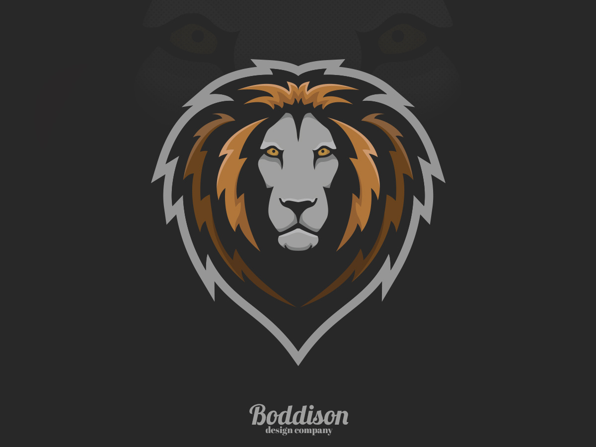 Lion Logo by Lee Boddison on Dribbble