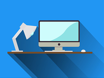 Flat PC Desktop set by Nur Fauzi on Dribbble