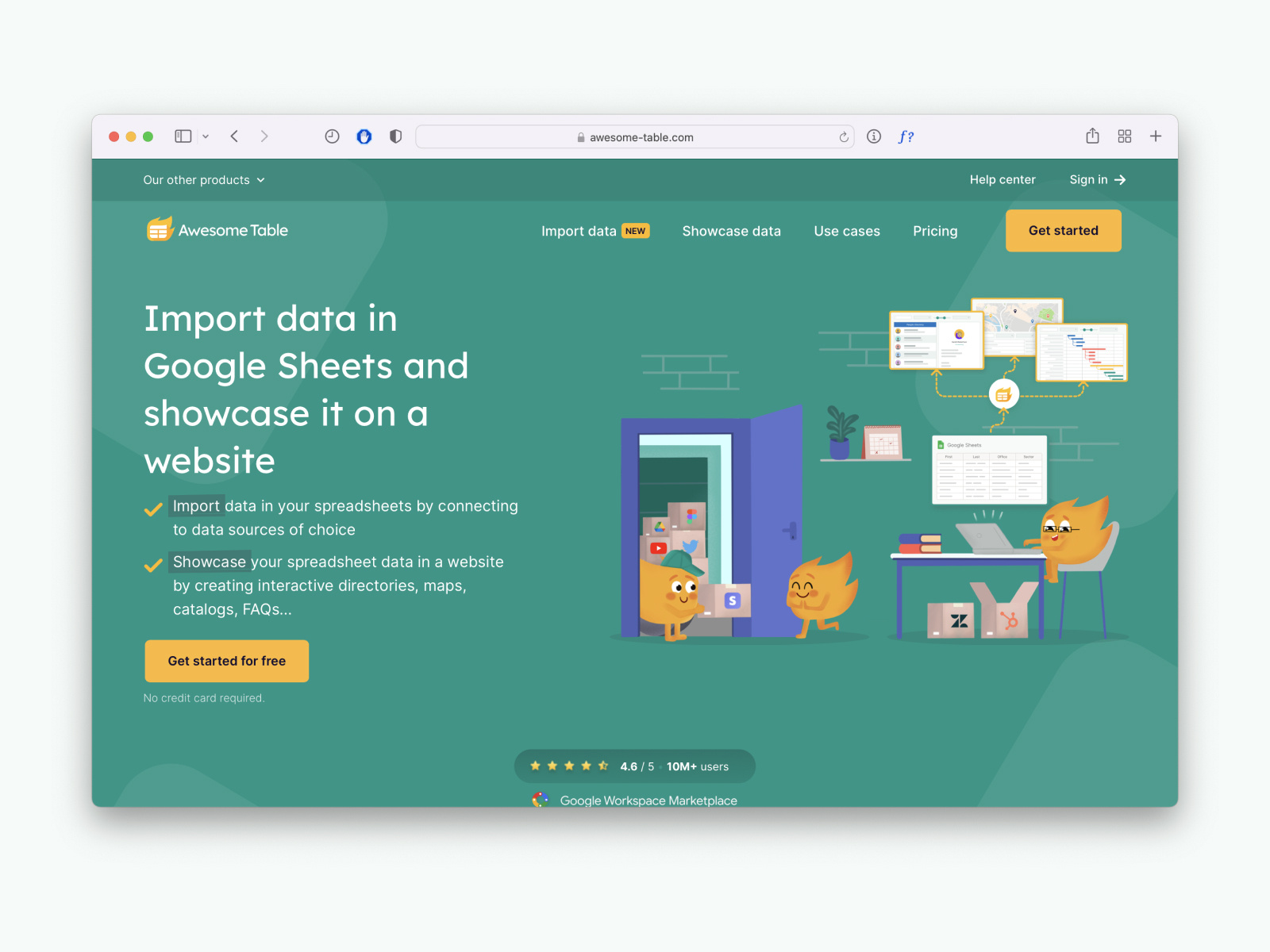 Illustration for Awesome Table by Dajana Jovanić on Dribbble