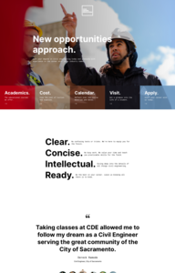 College Webflow Template by Vlad Radchenko on Dribbble
