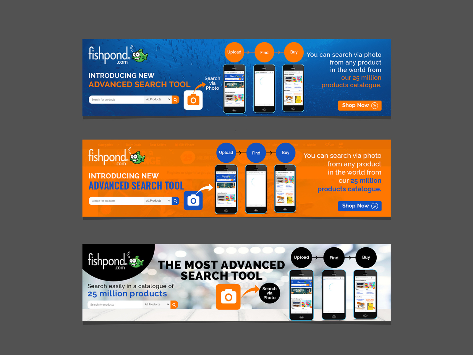 Fishpond Banner Design by Nisha Droch on Dribbble