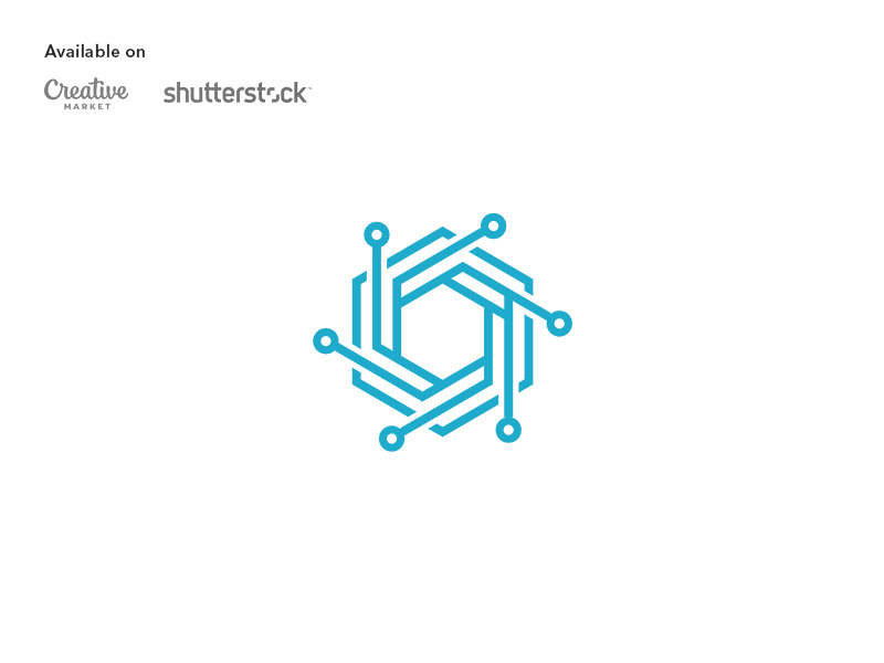Connection logo design by emwaiem on Dribbble