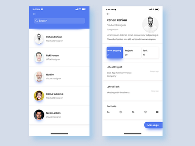 Team App White by Abu Naser Ramim on Dribbble