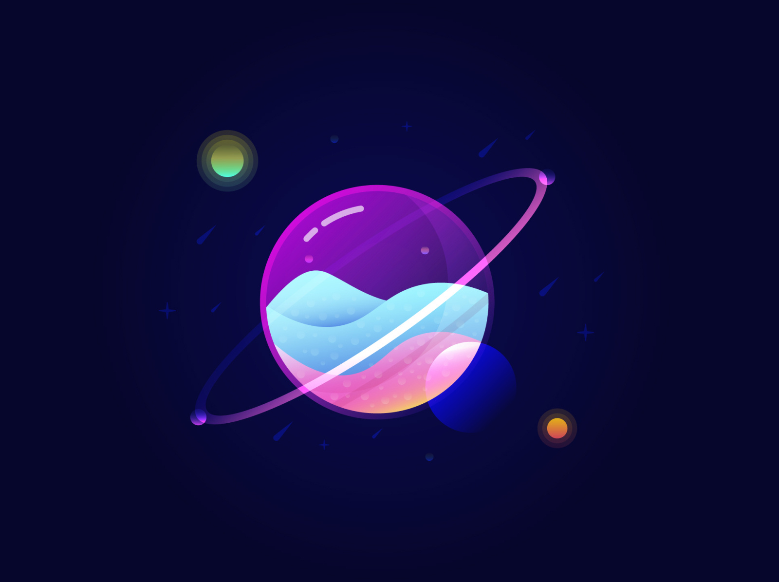 Glass Planet - TutVid Tutorial by Mayowa Adelugba on Dribbble