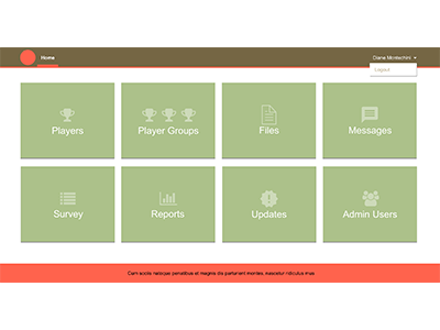 Admin Interface Dashboard by Basia Coulter on Dribbble