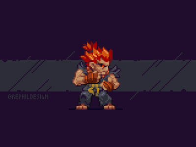 Akuma by Phil Giarrusso on Dribbble