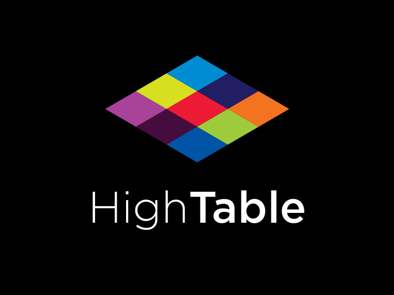 High table logo by David Platt on Dribbble