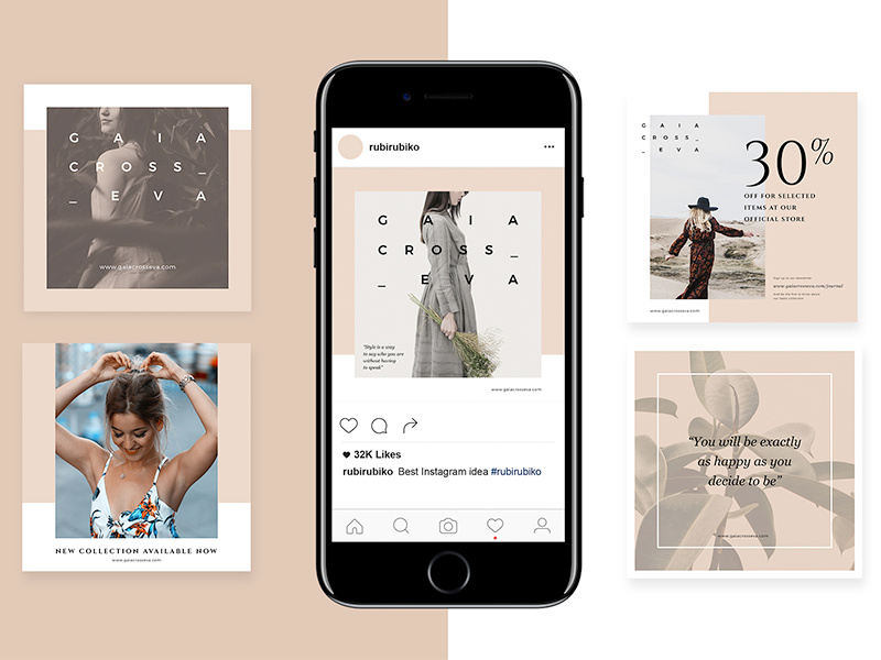 10 Instagram Promo Template by Gravicula on Dribbble
