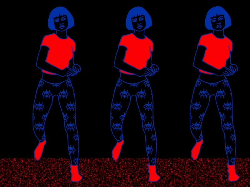 Girl Dance Motion by Sasha Denisova on Dribbble