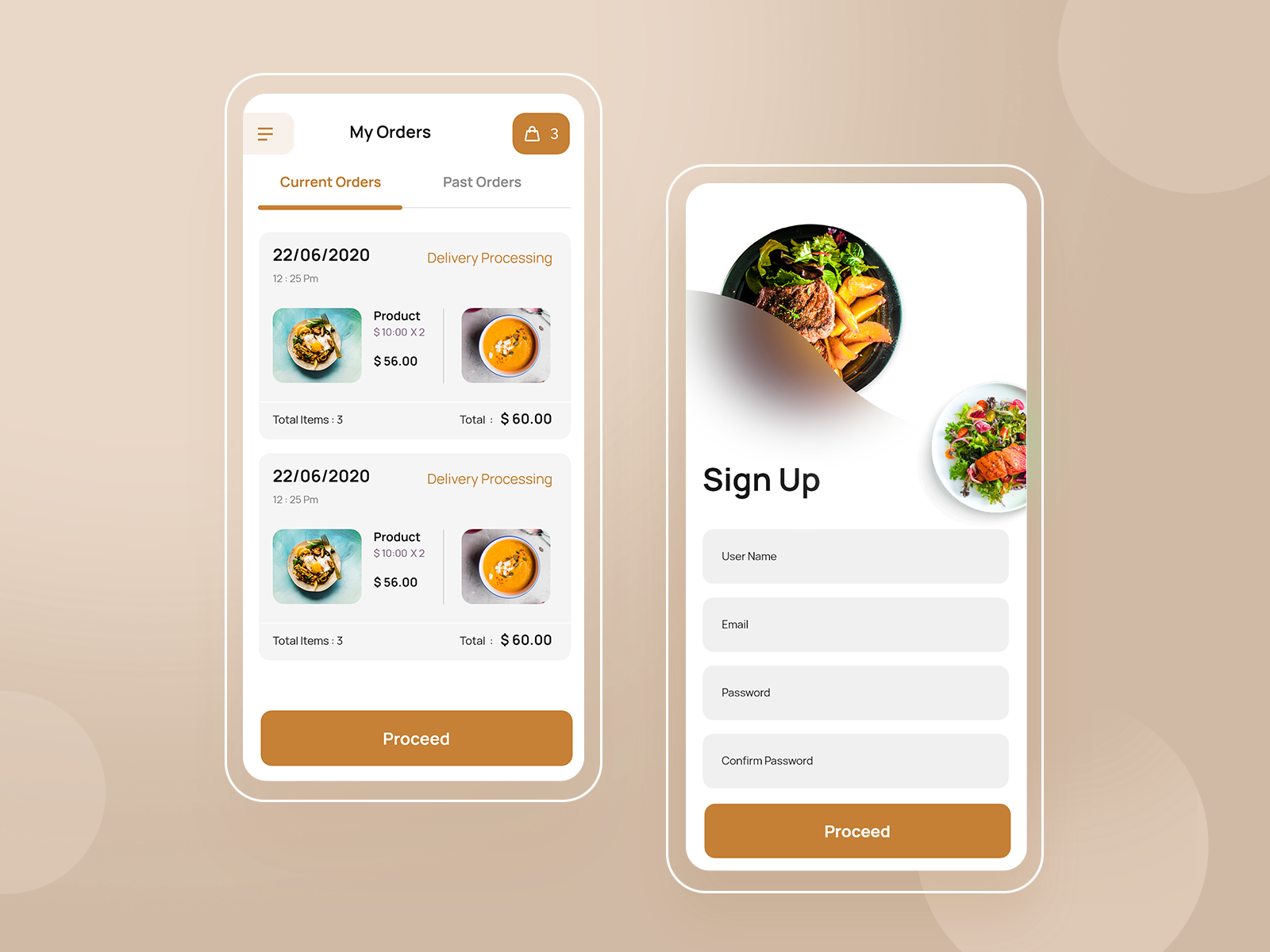 Food Delivery Application by Ajo Jose on Dribbble