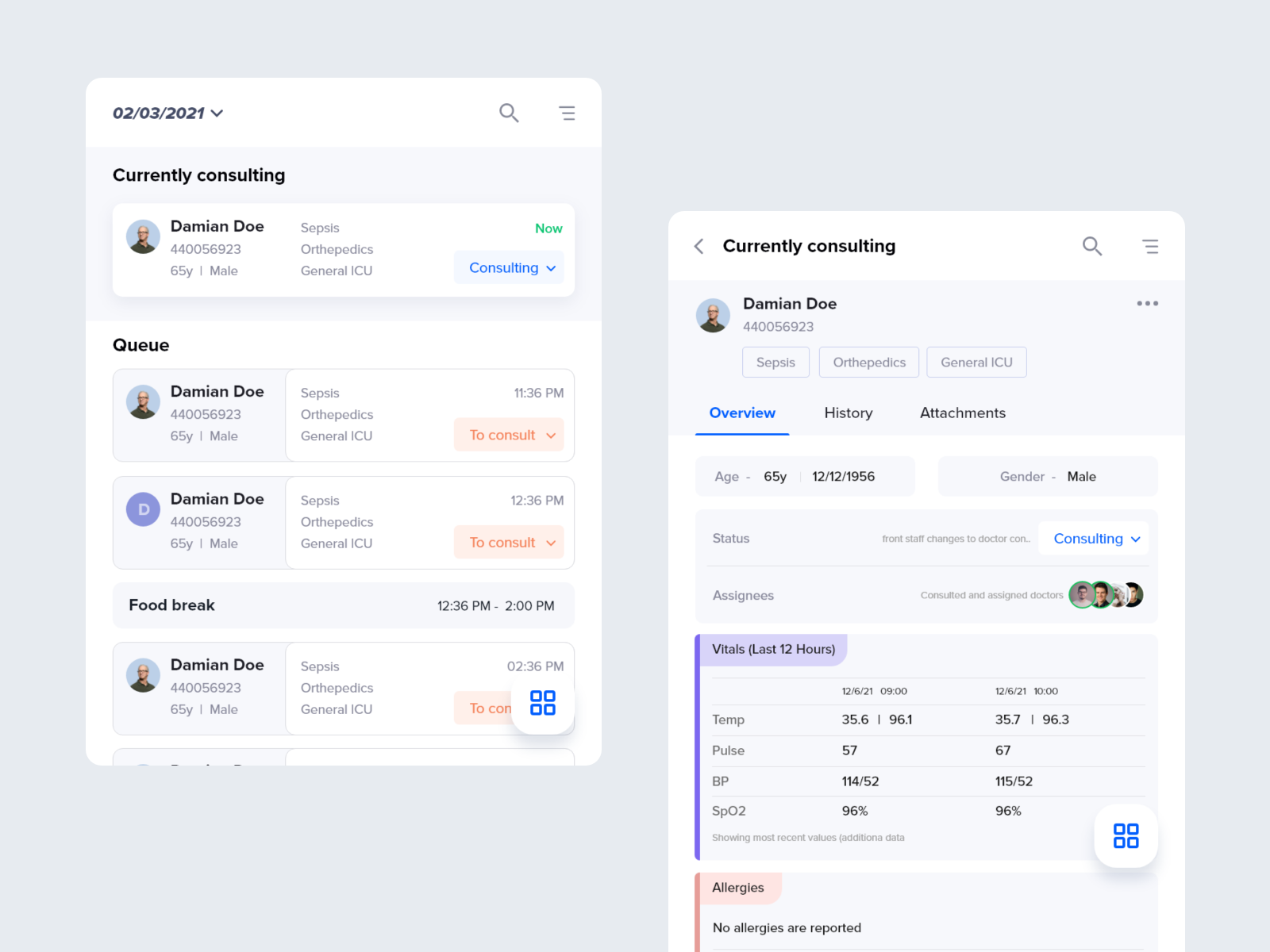 iPad Application for Healthcare Workers by Ajo Jose on Dribbble