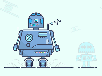Baby Bot by Ajo Jose on Dribbble