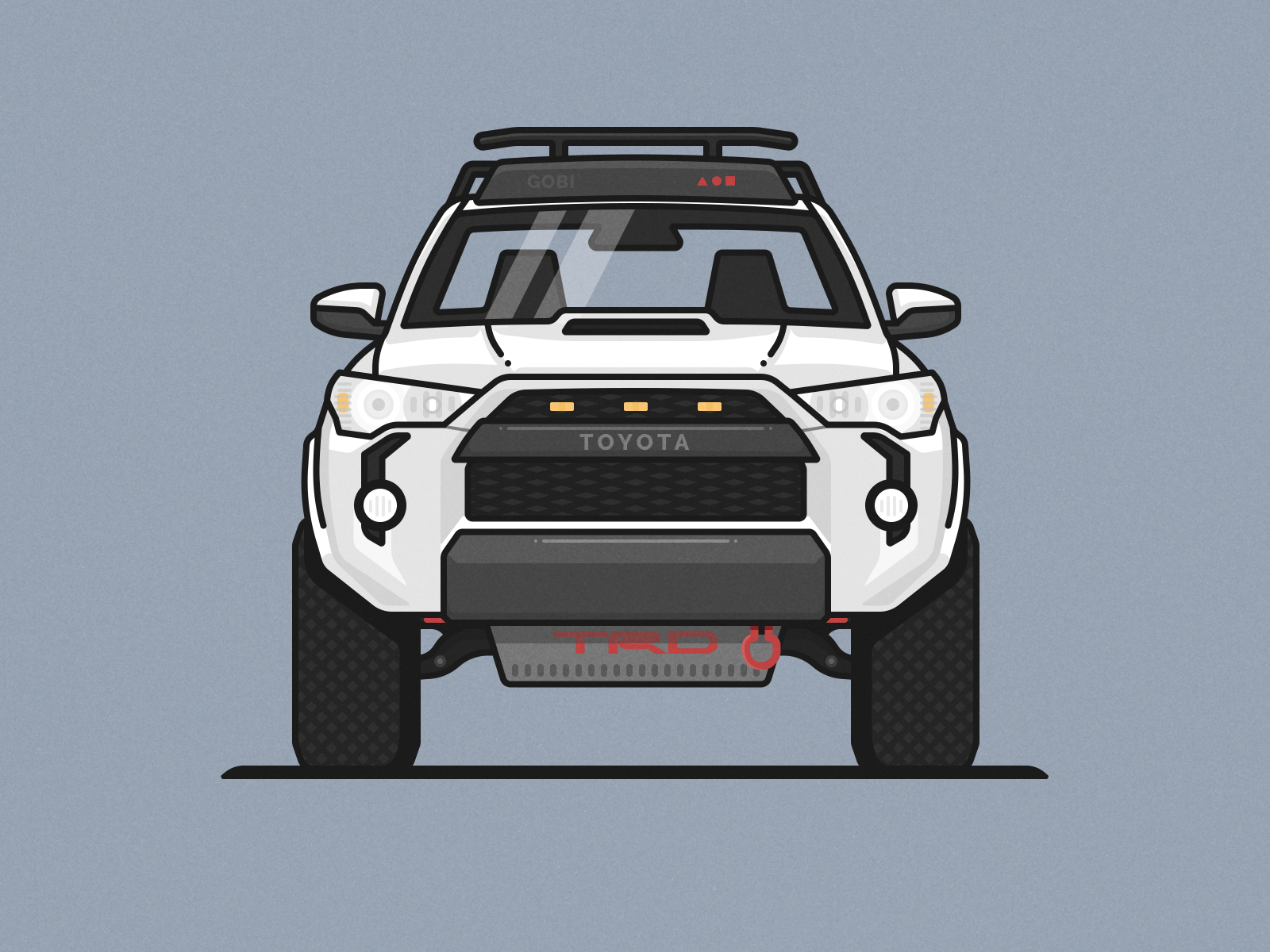 TRD 4Runner by Victor Korchuk on Dribbble