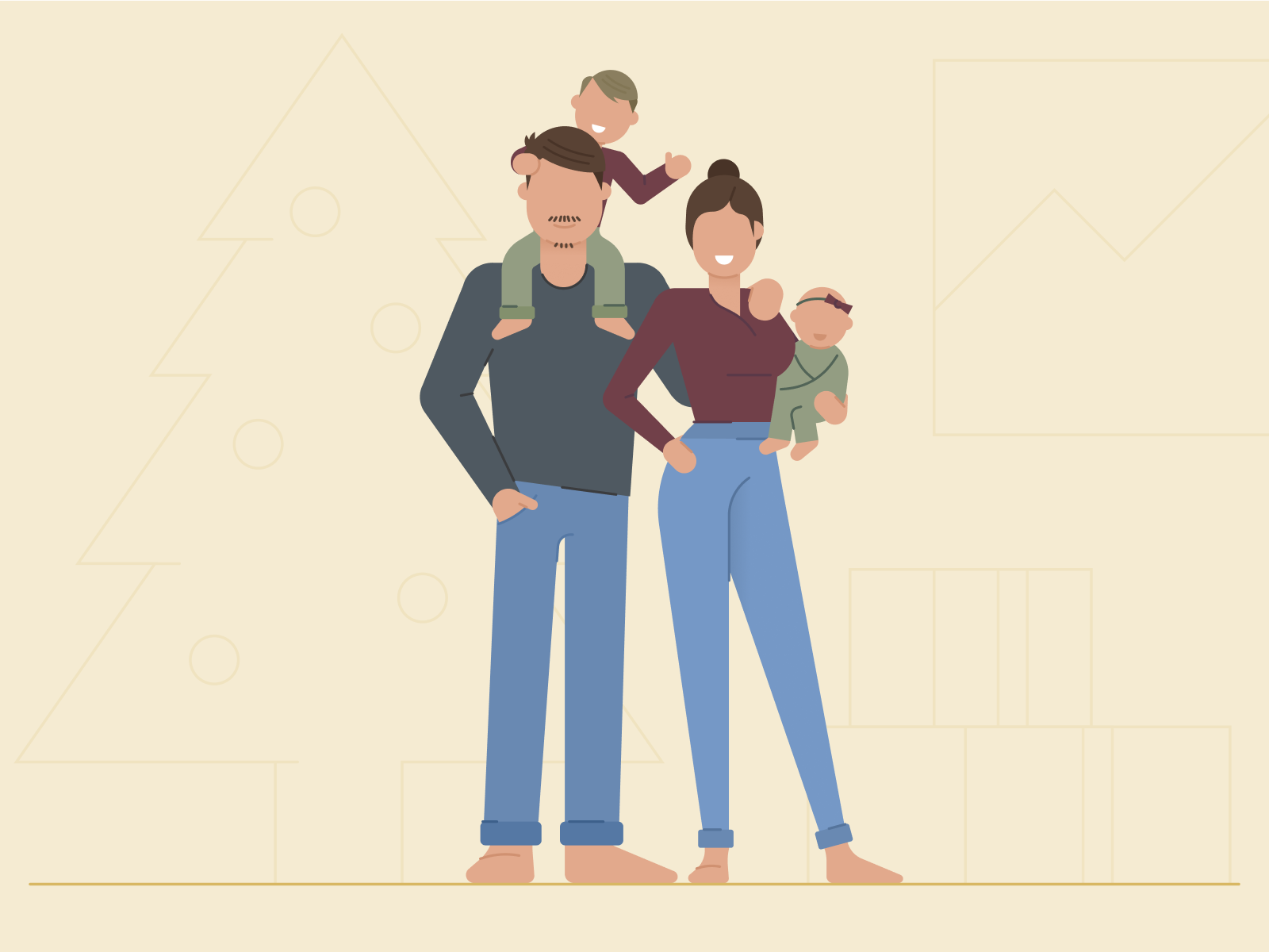 Family Portrait by Victor Korchuk on Dribbble