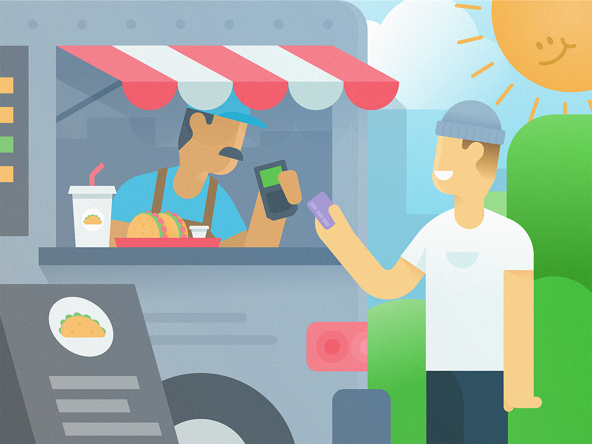 Food Truck By Victor Korchuk On Dribbble food-truck-by-victor-korchuk-on-dribbble