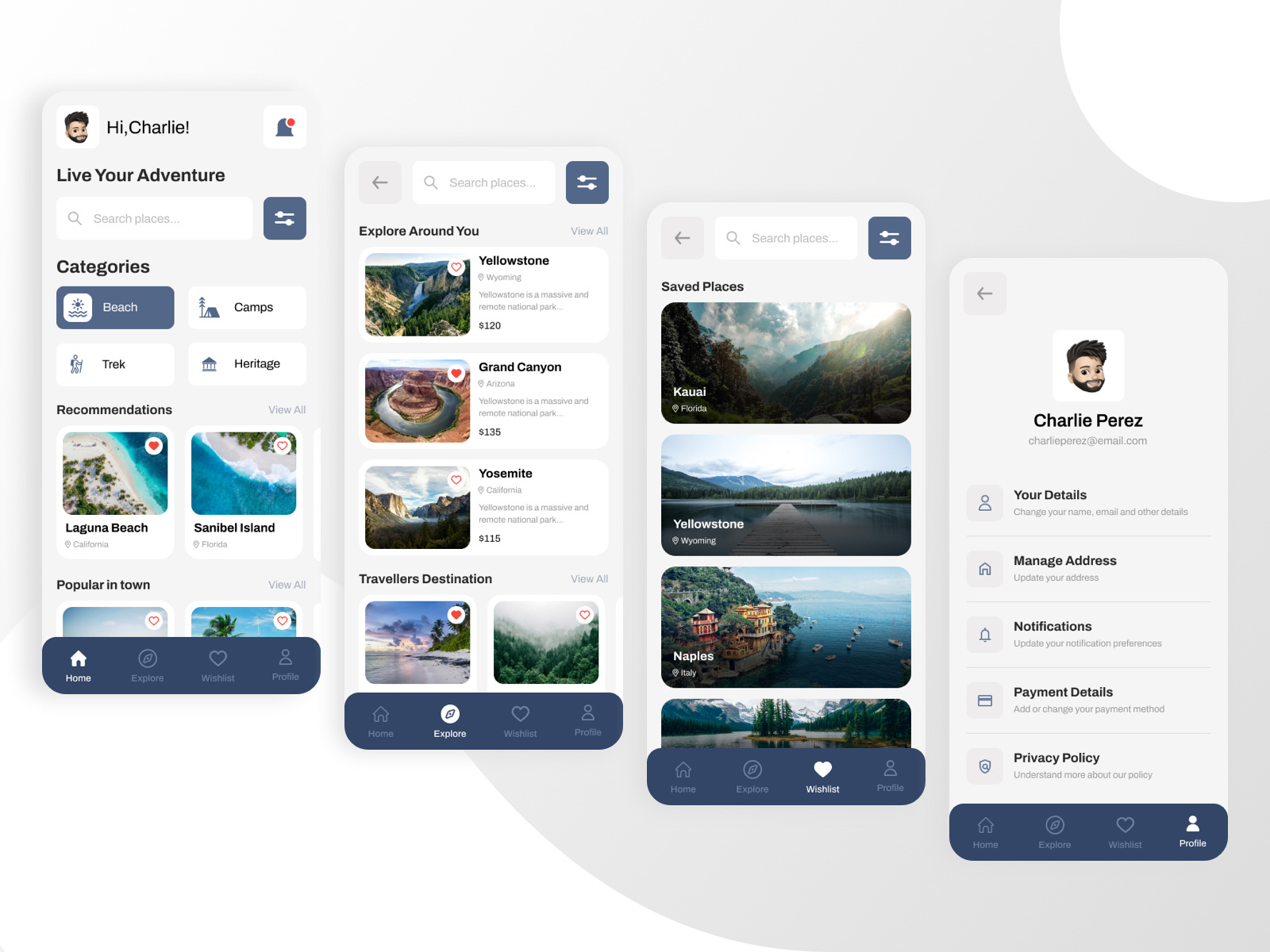 The Expedition App by Grenville Ohol on Dribbble