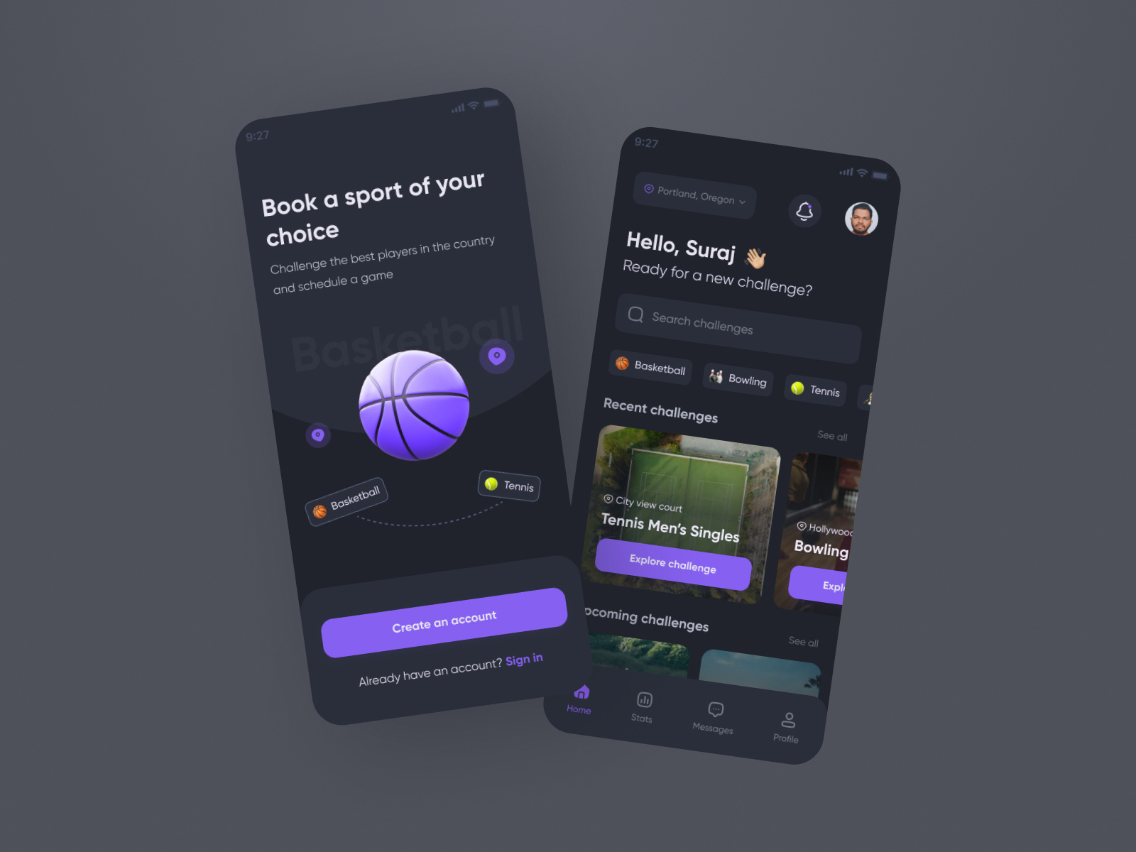 Sports App by Suraj Pujari on Dribbble