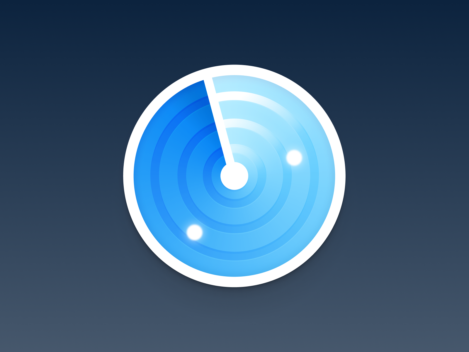 Radar app icon 📡 by Bertrand Bruandet on Dribbble