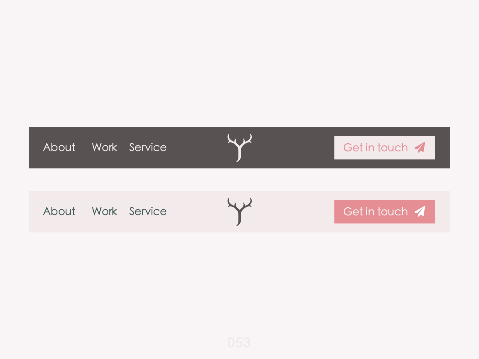 DailyUI #053 Header Navigation by J.R.Dickie on Dribbble