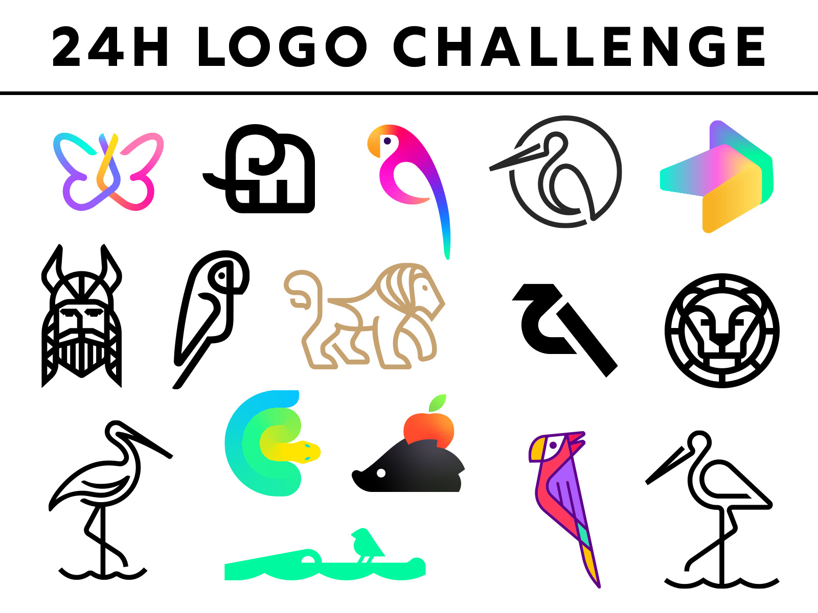 Logos Collection 24h Challenge by Conceptic on Dribbble