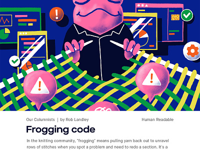 Frogging code by Fauzy Lukman on Dribbble