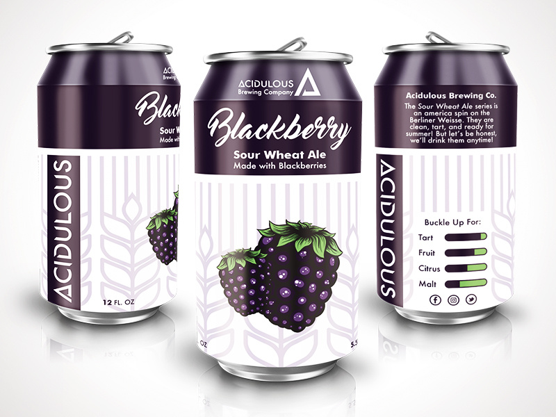 Acidulous Brewery by [omar] on Dribbble