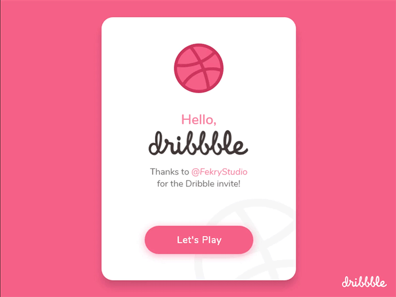 Hello Dribbble! by Ahmed Amr on Dribbble