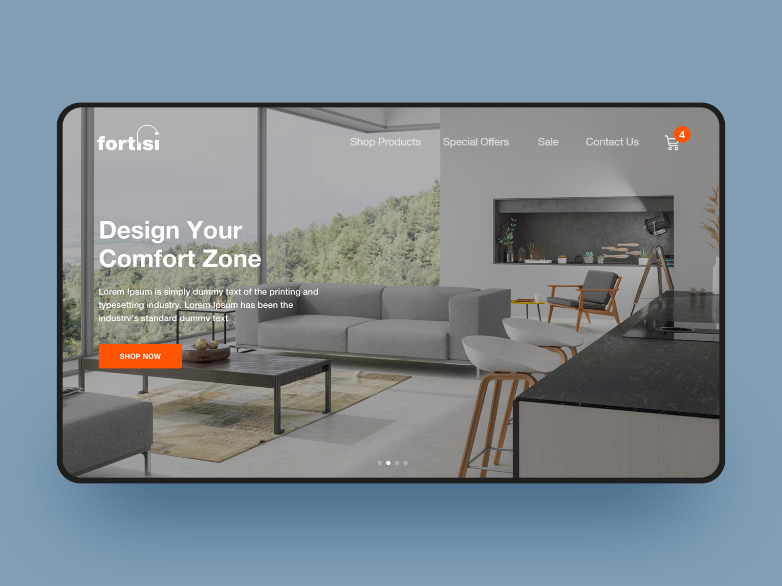 Fortisi Landing Screen by Sayooj Manohar on Dribbble