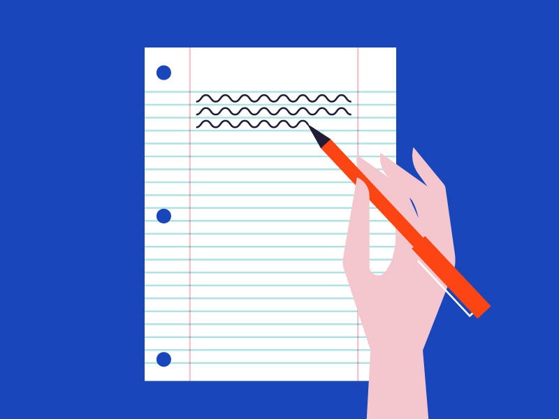 Writer's Block by Alaina Johnson for Killer Visual Strategies on Dribbble