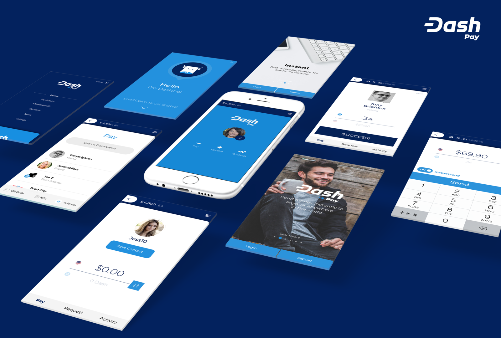 Dash Evolution Wallet by Chris Adam on Dribbble