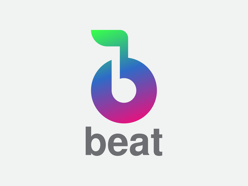 Beat Logo for Music App by banyustudio on Dribbble