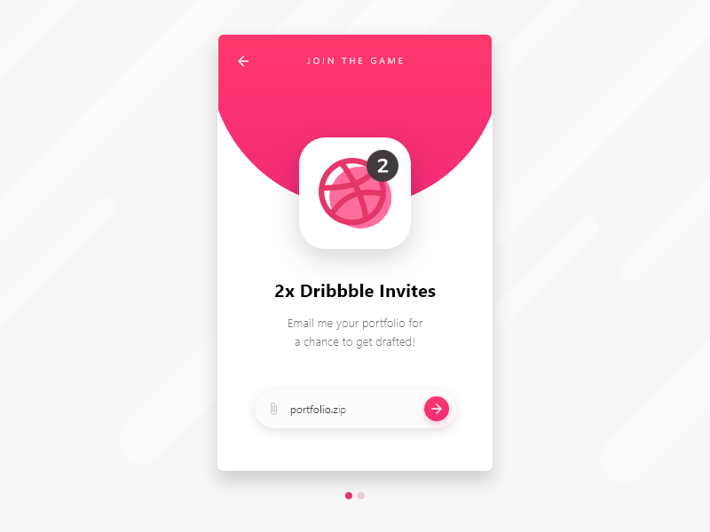 Dribbble Invite by Dharmen Kumar on Dribbble