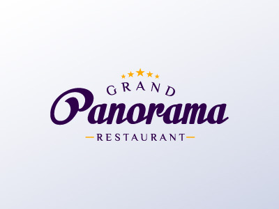 Logo Design for Grand Panorama Restaurant by Smart Works on Dribbble