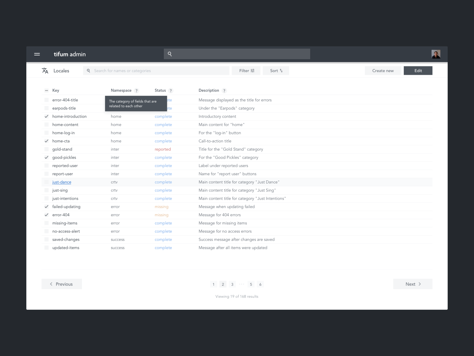 Admin Panel for Tifum by Ludvig Aldén on Dribbble