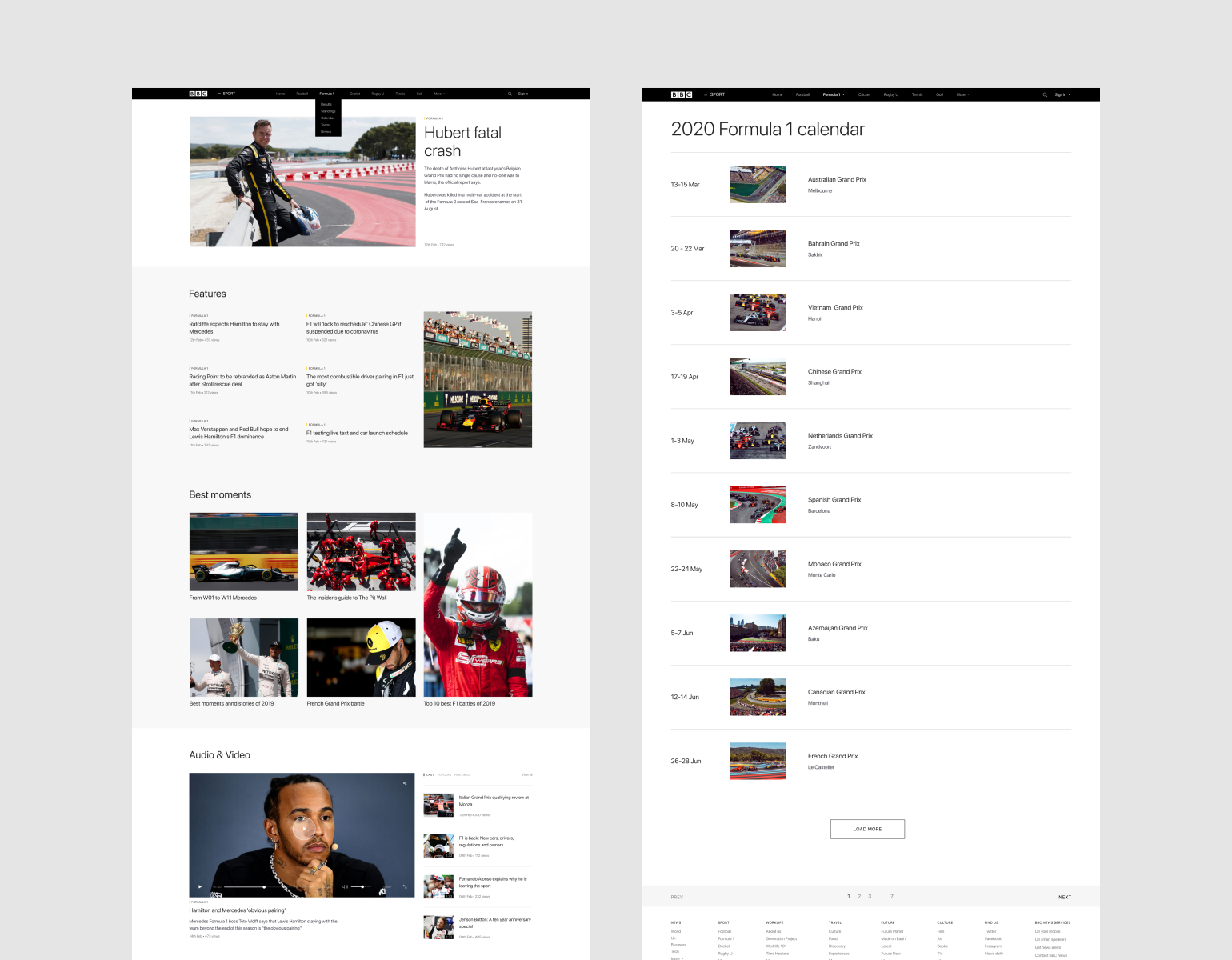 BBC NEWS — redesign concept by Hanna on Dribbble