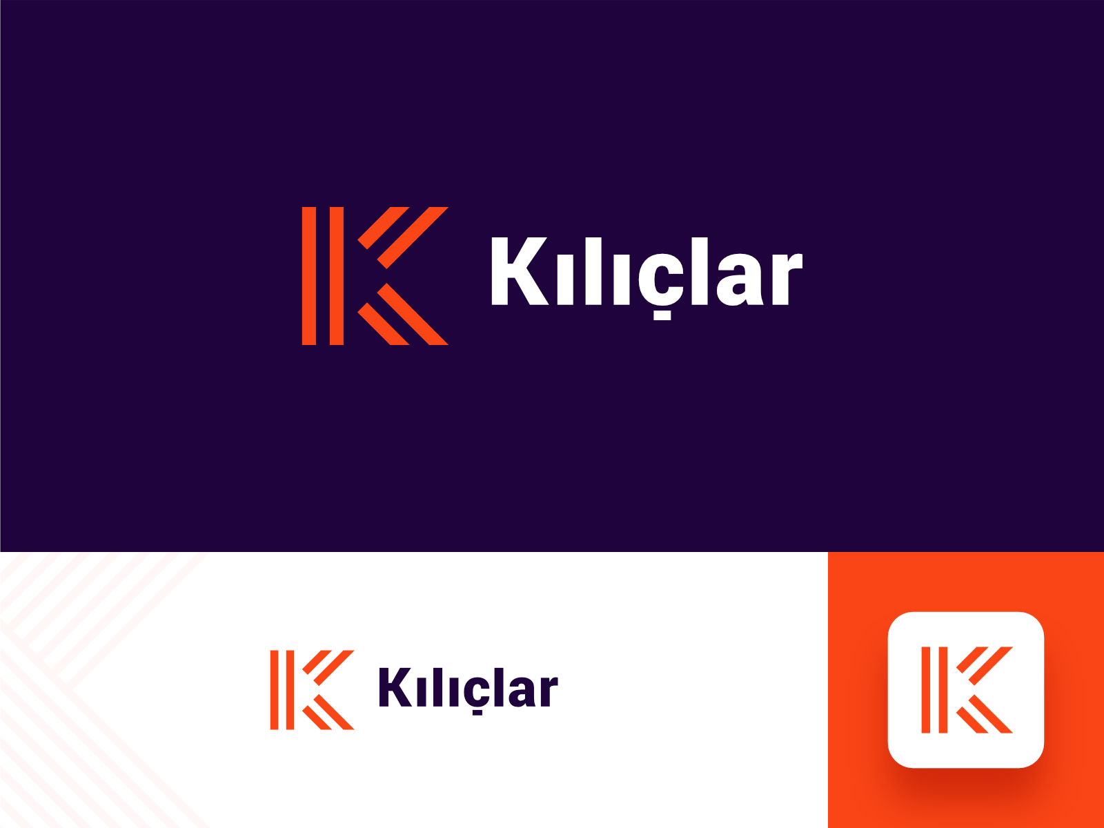 Kılıçlar A.Ş. logo design by Mehmet Ali Yıldırım on Dribbble