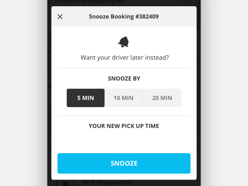 Addisonlee - Snooze feature by Vitan Boranov for HeyTACK on Dribbble