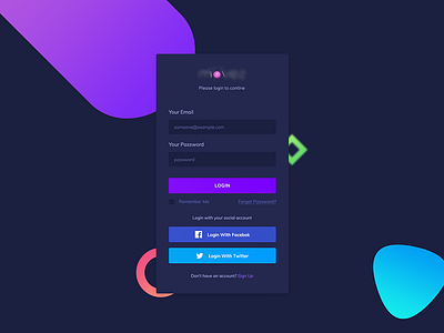 Login Page For Web App by Rikon Rahman 🎭 on Dribbble