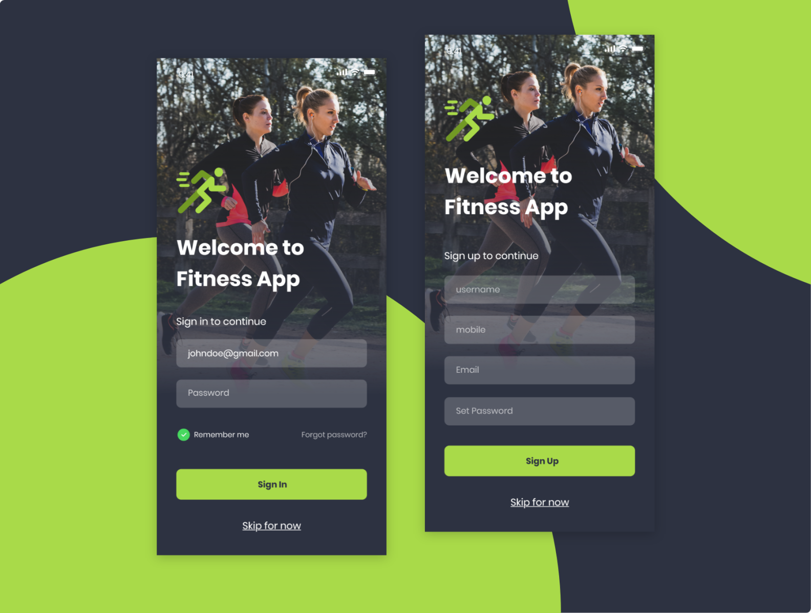 Login and Register UI by Neha on Dribbble