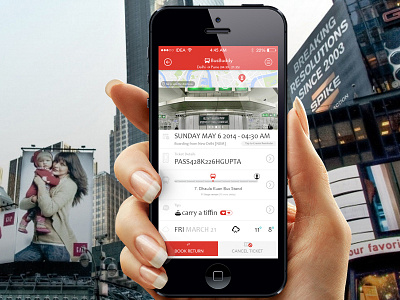 Bus Route Planner App by Himanshu Gupta on Dribbble