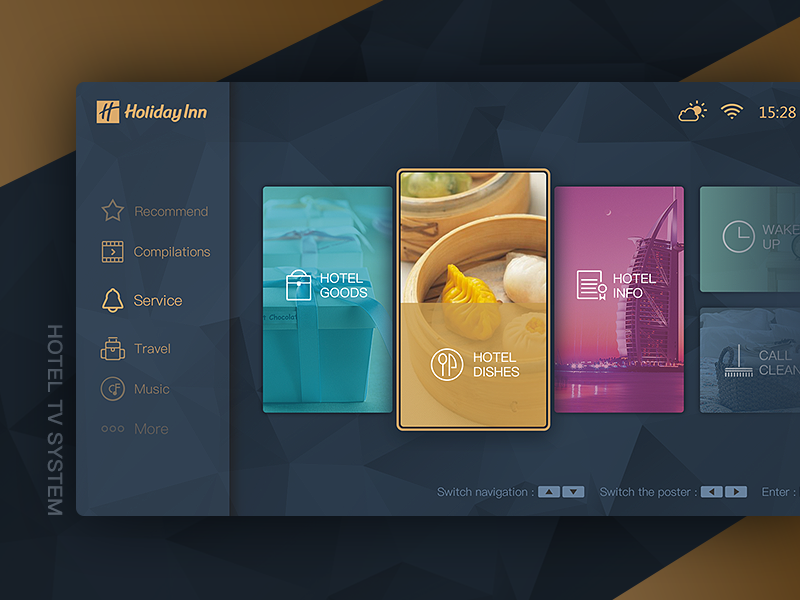 HOTEL TV UI DESIGN by Theo on Dribbble