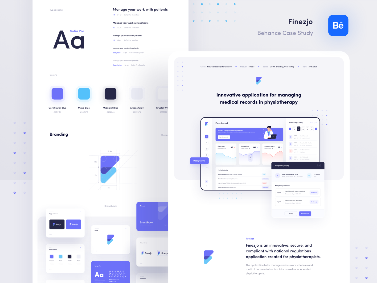 Finezjo - Behance Case Study by Aga Ciurysek on Dribbble
