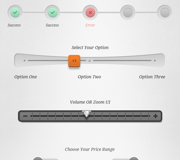 UI Sliders by Ashish Thakkar on Dribbble