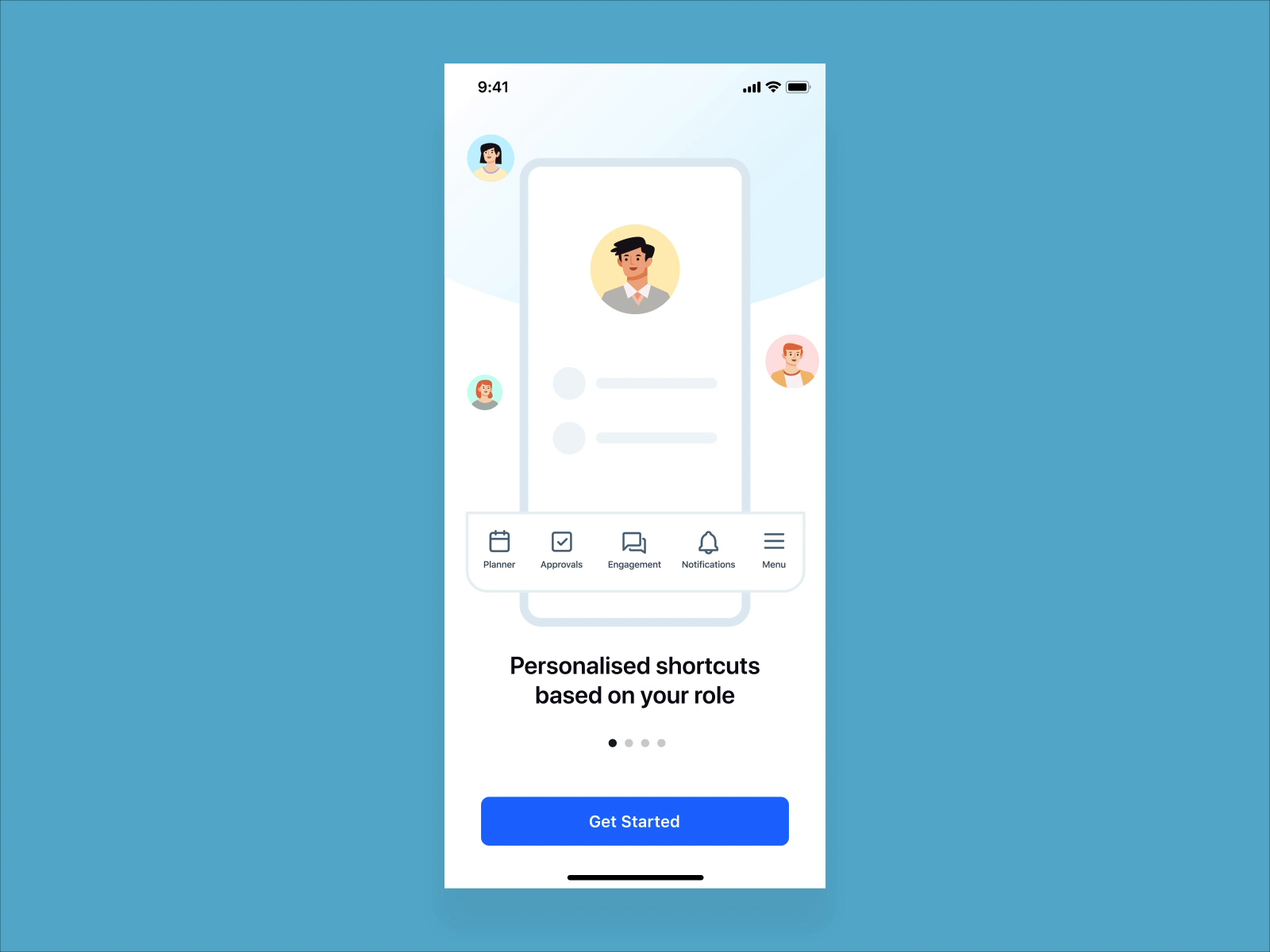Sprinklr Mobile Onboarding by Krishanpal Singh on Dribbble